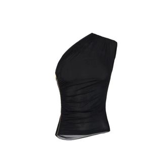 Elisabetta Franchi Damen, Oberteile, Schwarzk, SGr&ouml;&szlig;e