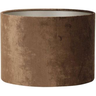 Light & Living Light & Living - abat-jour - Gemstone - marron - textile - Ø 35cm