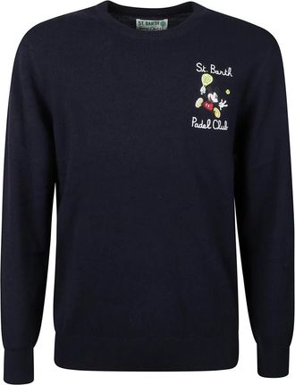 MC2 Saint Barth Homme, Pulls, Bleu, Taille: S Pull ras du cou