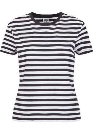 Urban Classics T-Shirt Urban Classics Damen Ladies Regular Striped Tee (1-tlg)