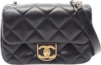 Chanel Pre-owned Matelasse Small Flap Lambskin Shoulder Bag - - Pre-owned - Damen - Schwarzk - ONE SIZE