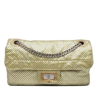 Chanel Pre-owned Perforated Leather Shoulder Bag - - Pre-owned - Damen - Gelb - ONE SIZE