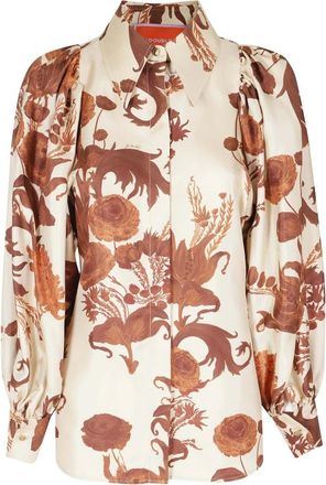 La DoubleJ Chemise Pouf - Femme - Blouses et Chemises - Beige - Taille: 36 FR