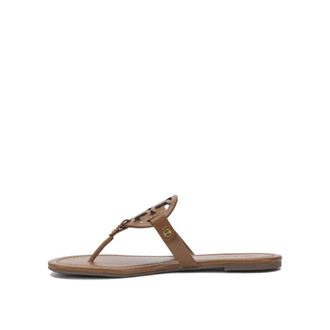 Tory Burch Femme, Chaussures, Brun, Taille: 38 1/2 EU Miller Flip Flop Sandal