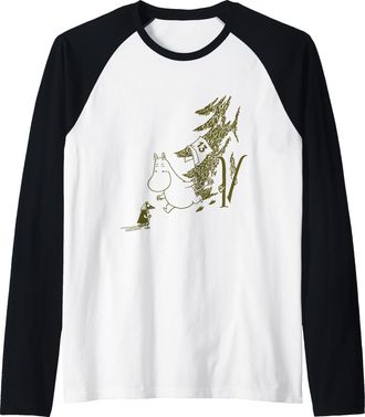 Moomin Olive Moomintroll Apres Ski Wintersport Spiele Raglan