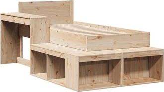 vidaXL Massivholzbett ohne Matratze 75x190 cm Kiefernholz vidaXL