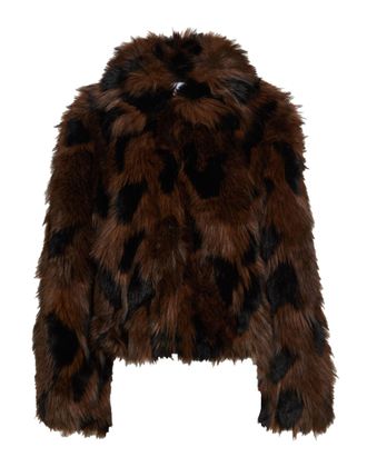 Vila JACKEN & M&Auml;NTEL - Shearling- & Kunstfell auf YOOX.COM
