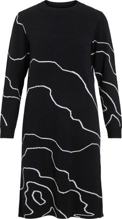 Vila Vitif Crewneck Knit Midi Dress- Noos
