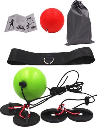 Generic Verstellbares Kopfband mit Boxball - Trainingsausrüstung für Männer und Frauen | Entwickelt, um die Reaktionsgeschwindigkeit und Koordination zu verbe