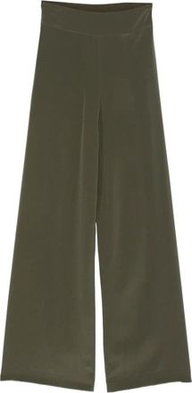 Joseph Femme, Pantalons, Vert, Taille: 44 FR Rihani Slit Palazzo Pants