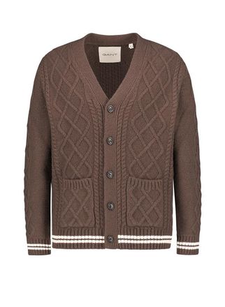 GANT Herren Pullover braun unifarben