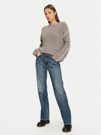 Jacqueline de Yong Pullover Rosella 15329787 Grau Regular Fit