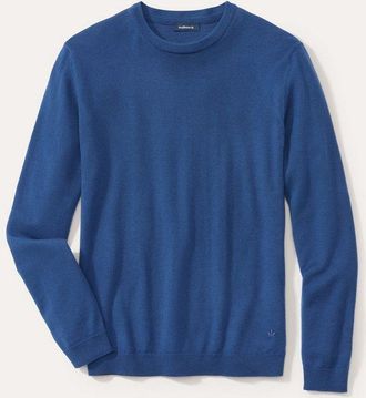 Walbusch Rundhalspullover Herren Merino Extrafein Pullover Rundhals waschmaschinenfest 19,5 Mikron Schurwolle, atmungsaktiv, temperaturausgleichend