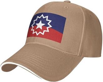 Generic Chapeau De Baseball Drapeau Am&eacute;ricain du 19 Juin Chapeau De Golf Classique R&eacute;glable Casquette Unisexe, pour Camping, Randonn&eacute;e, Plage, 55-59cm