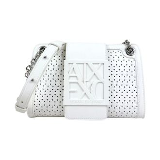 A|X Armani Exchange Femme, Sacs, Blanc, Taille: ONE Size Susy Laser Cut Tracolla