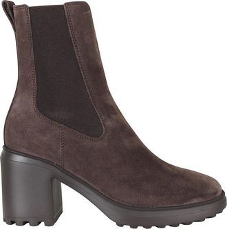 Hogan Bottines H724 - Femme - Chaussures - Brun - Taille: 38 EU