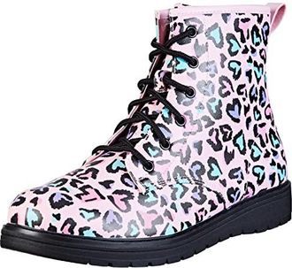 Skechers Girls 302918l Pkmt Ankle Boot, Pink Multi Pu, 36.5 EU