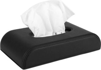 Bediffer Auto Tissue Boxes PU Leder Facial Tissue Box Spender Serviette Papier Handtuchhalter Multifunktionale Teile