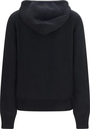 Fendi FF Zucca Cashmere Hoodie - Black