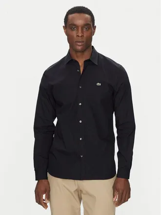 Lacoste Hemd CH5620 Dunkelblau Slim Fit