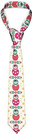Generic Cravate DAffaires Jumusi Poup&eacute;e Russe Matriochka Classique Tie &Eacute;l&eacute;gant Cravates Homme Pour Accessoires &Eacute;v&eacute;nements Travail