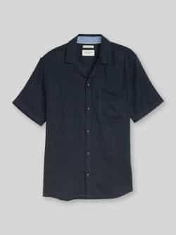 Tom Tailor Regular Fit Freizeithemd aus Leinen-Baumwolle-Mix