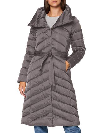 Geox Damen W Chloo Down Coat, Grey (CLOUDY GREY), 48 (54)