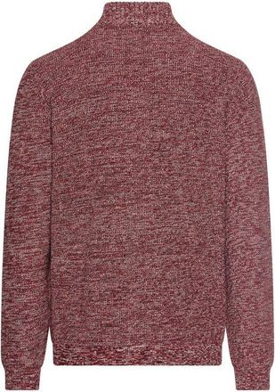 Camel Active Strickjacke Strickjacke aus einem soften Baumwollmix Langarm Stehkragen