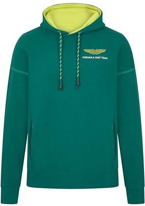 Aston Martin F1 Sweat à Capuche Logo pour Hommes - Vert - Taille: XL