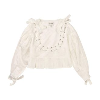 Munthe Wei&szlig;e Stilvolle Freni Kleid - - Blouses & Shirts - Damen - Wei&szlig; - XS