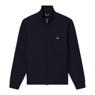 Emporio Armani Sweatshirt mit durchgehendem Rei&szlig;verschluss - - Sweatshirts & Hoodies - Herren - Blau - 2XL