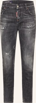 Dsquared2 Cropped Jeans Teddy schwarz