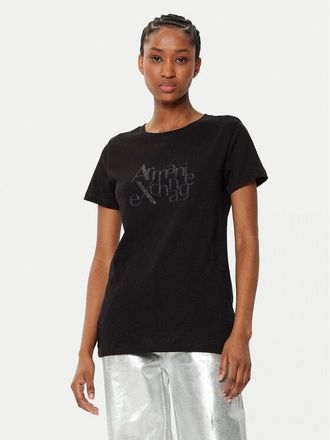 A|X Armani Exchange T-Shirt XW000109 AF10359 UC001 Schwarz Regular Fit
