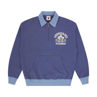 Icecream Icecream, Homme, Sweatshirts et sweats &agrave; capuche, Violet, Taille: XL Pull &agrave; demi-zip Cone Man violet