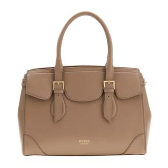 Guess Diana Maxi Satchel - - Bags - Damen - Braun - ONE SIZE