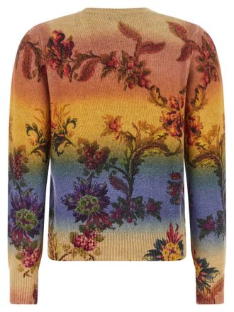 Etro D&eacute;grad&eacute; Jacquard Floral Sweater - Multicolor