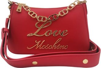 Love Moschino Schultertasche Damen Rot Einheitsgröße
