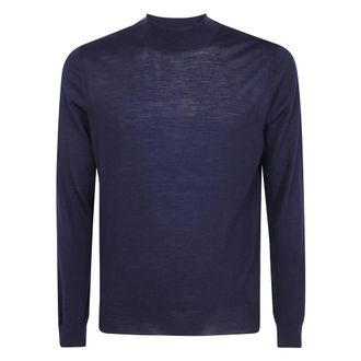 Gran Sasso Col roul&eacute;s - Homme - Pulls - Bleu - Taille: L