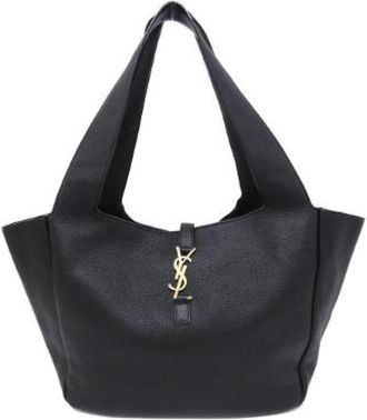 Saint Laurent Sac bandouli&egrave;re Le 5 A 7 Supple en cuir de chevreau Pre-owned - Femme - Pre-owned - Noir - Taille: ONE Size