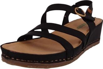 El Naturalista Femme N5855 PICUAL Sandales Compensées, Black, 39 EU