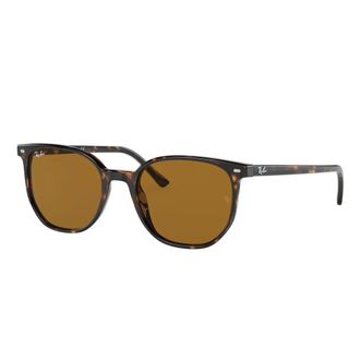 Ray-Ban unisex, Accessoires, Brun, Taille: 52 MM Lunettes de Soleil Havana Marron Modèle Elliot