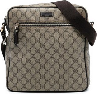 Gucci Hobo Bags - GG Supreme Crossbody - Gr. unisize - in Braun - f&uuml;r Damen
