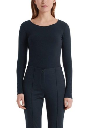 Marc Cain Langarmshirt Collection Essential Premium Damenmode Zartes Longsleeve, elastisch