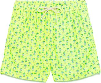 MC2 Saint Barth Lightning Micro Fantasy Badeshorts - Gelb