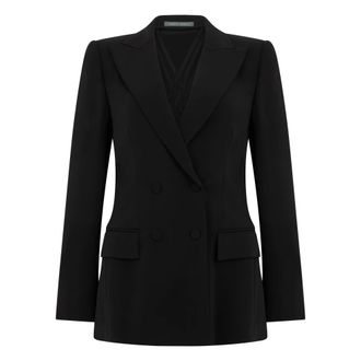 Alberta Ferretti Zweireihiger Blazer - - Jackets - Damen - Schwarzk - M
