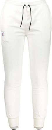 K-Way Homme, Pantalons, Blanc, Taille: XL Pantalon de sport blanc avec taille élastique