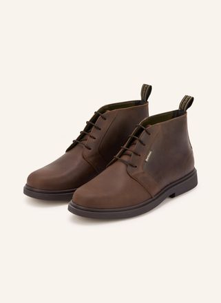 Barbour Schn&uuml;rboots braun
