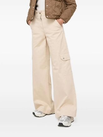 BOSS Cargohose mit weitem Bein - Nude