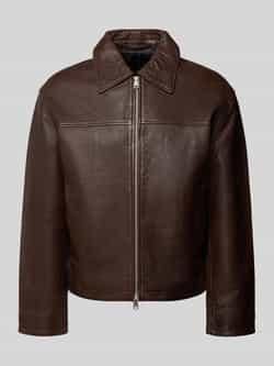 Selected Regular Fit Lederjacke aus echtem Lammleder Modell NOAH