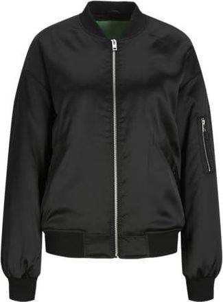 Jack & Jones JACK & JONES JXMADISON Satin Bomber Jacket Veste, Black, XS aux Femmes